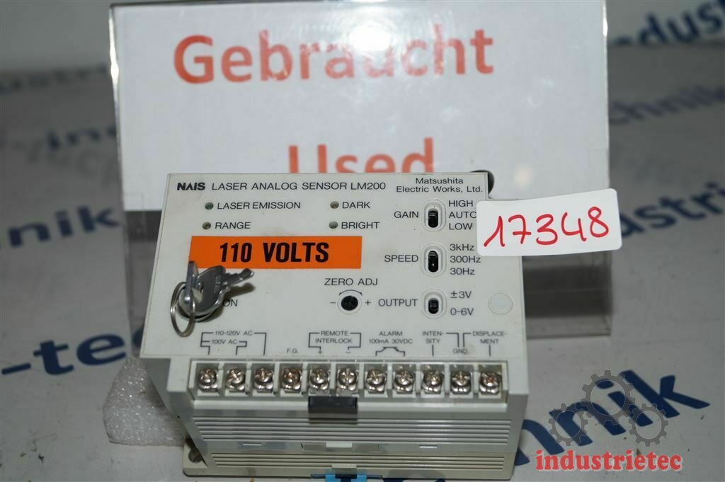 NAIS Laser Analog Sensor LM200 ANL2534A, 990,00