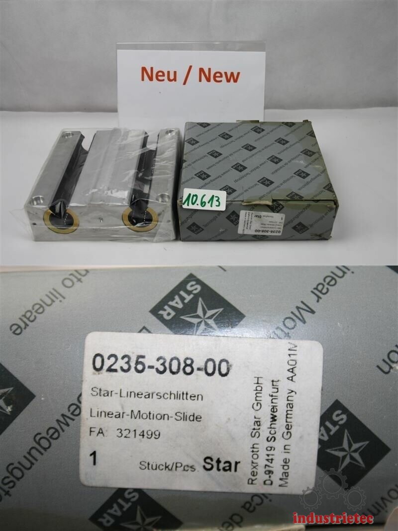 Rexroth star Linearschlitten FA 321499 FA321499 0235-308-00 linear, 130 ...