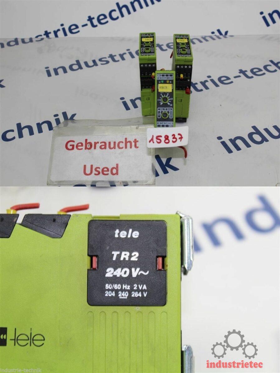 Tele TR2 Zeitrelais 240 volt TIME DELAY RELAY MULTIFUNCTION