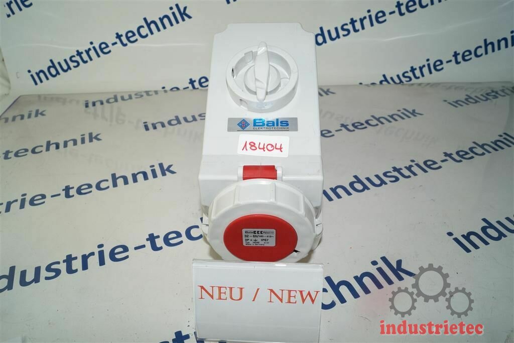 Bals CEE norm 32-6h Wandsteckdose GT abschaltb 32A 16032, 120,00