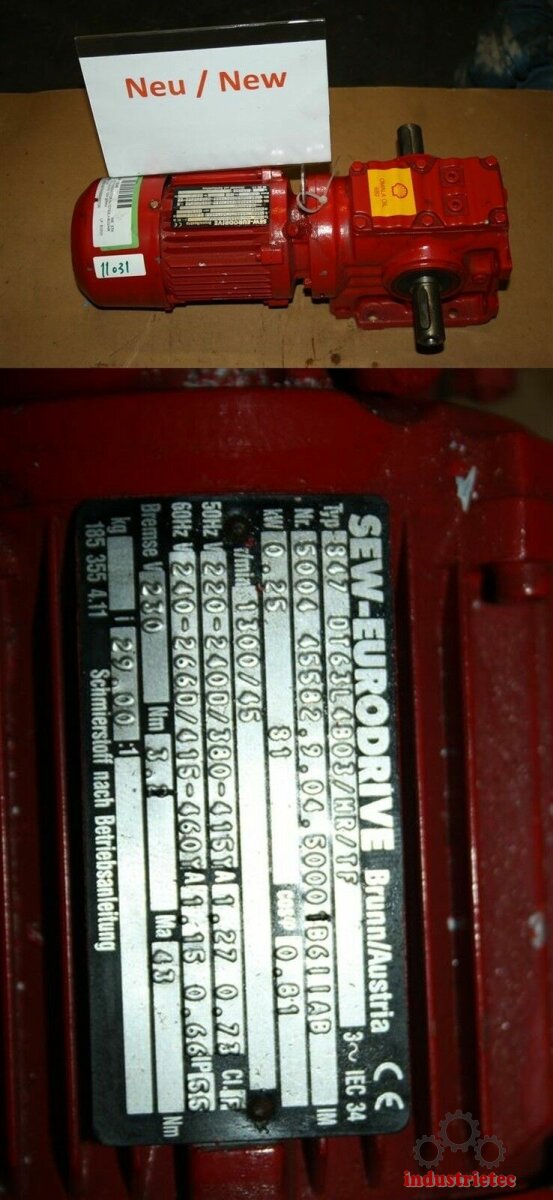 Sew 0,25 kw 45 min Getriebemotor Gearbox S47 DT63L4B03 gearbox - Indu