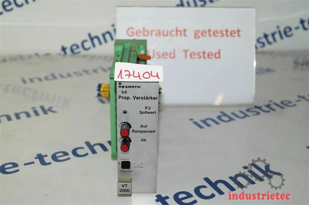 Rexroth Prop. Verstärker VT 2000 S48/2 VT2000S48 working 100%, 399,00