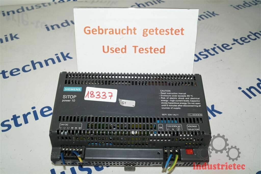 Siemens Sitop Power 10 Stromversorgung 6EP1334-1AL11, 59,00